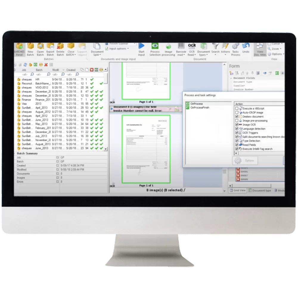 Scanning and data extraction - Go Paperless